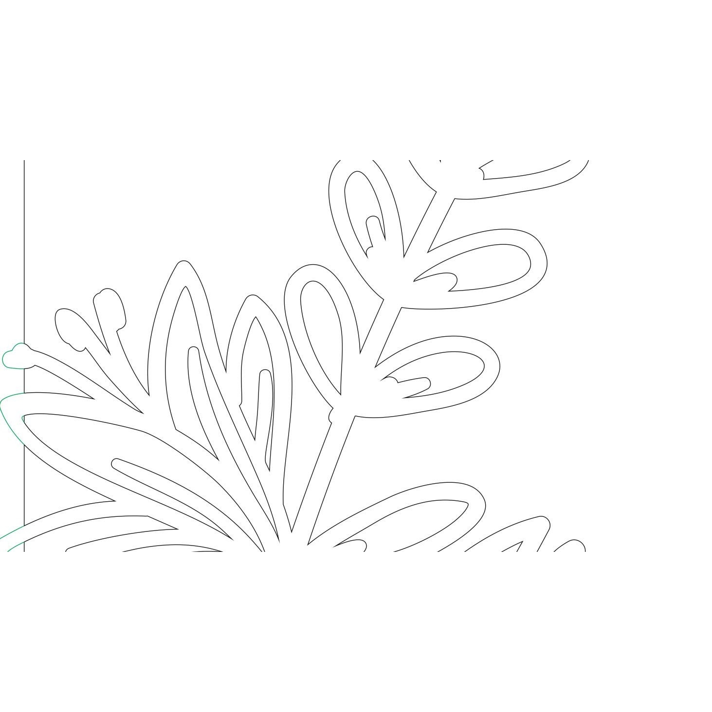 Flower laser cut picture, Glowforge pattern - 3DSure