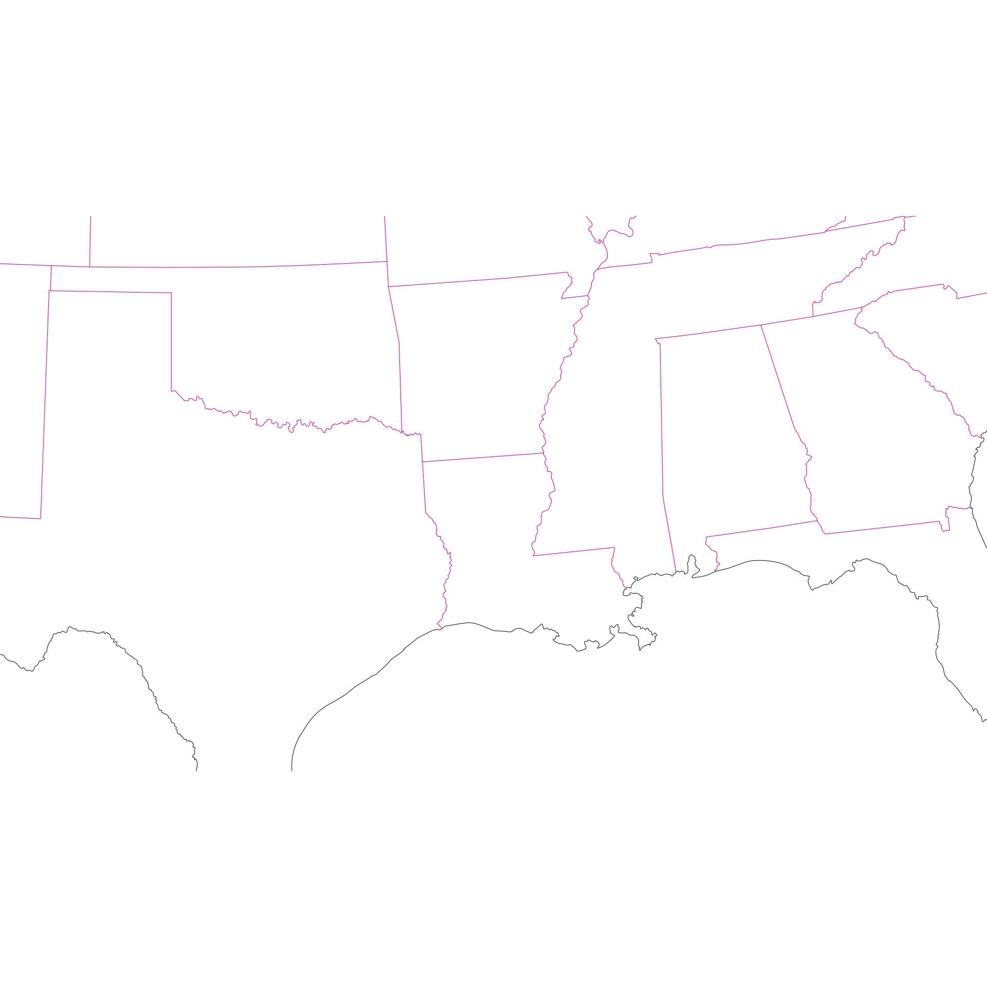 USA map - Laser Cut File, 3 versions - 3DSure
